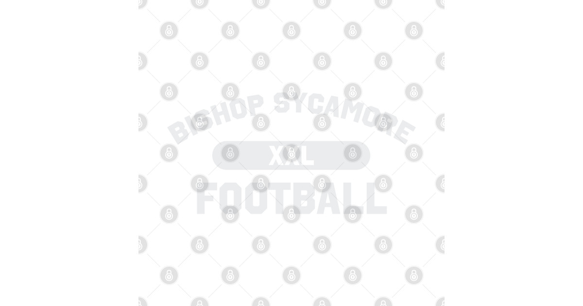 Bishop Sycamore Football - Light Lettering - Bishop Sycamore - T-Shirt ...