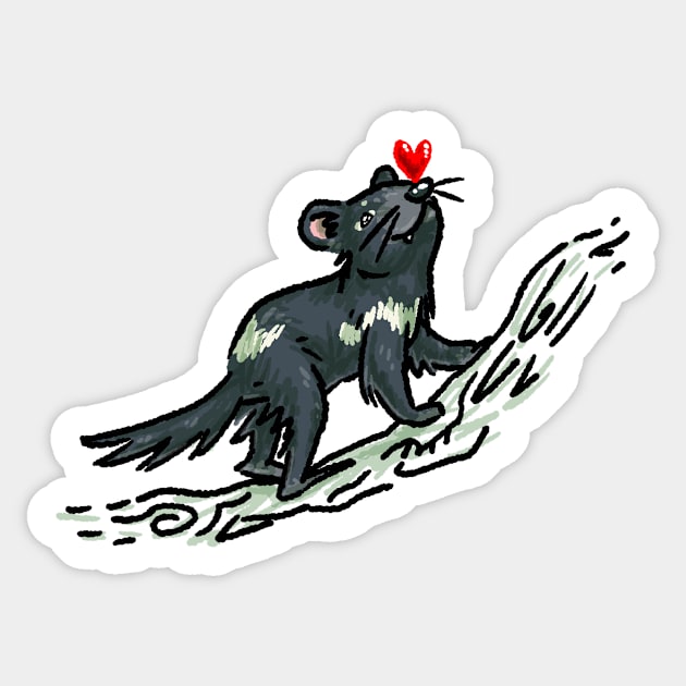Tasmanian Devil - Tasmanian - Sticker | TeePublic