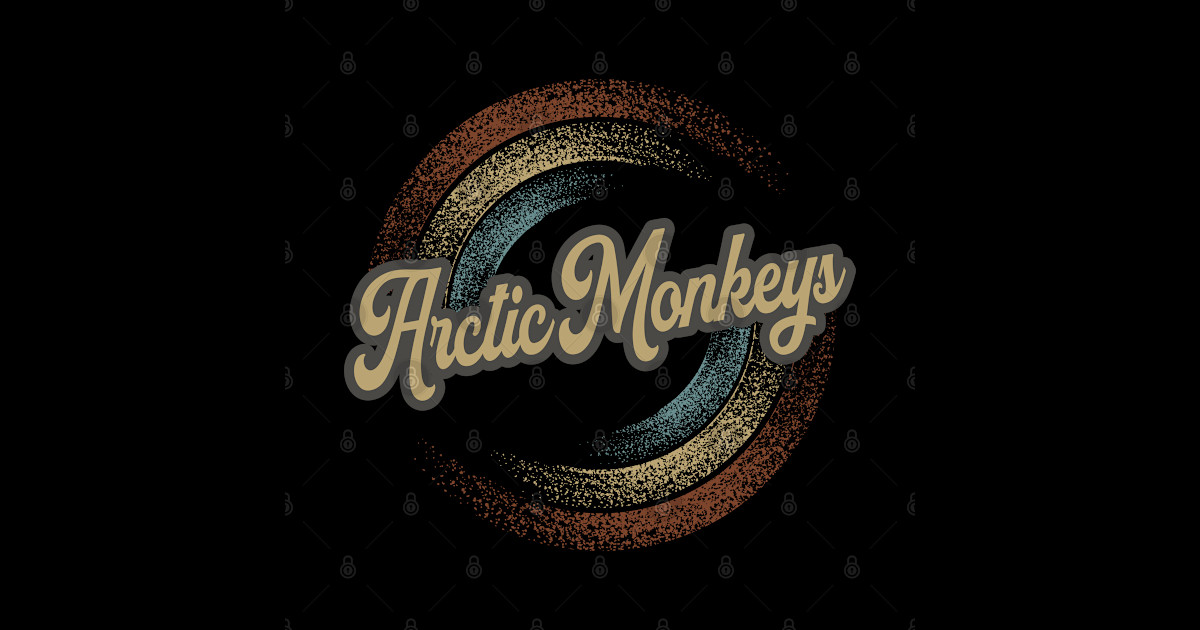 Arctic Monkeys Circular Fade - Musician - Sticker | TeePublic