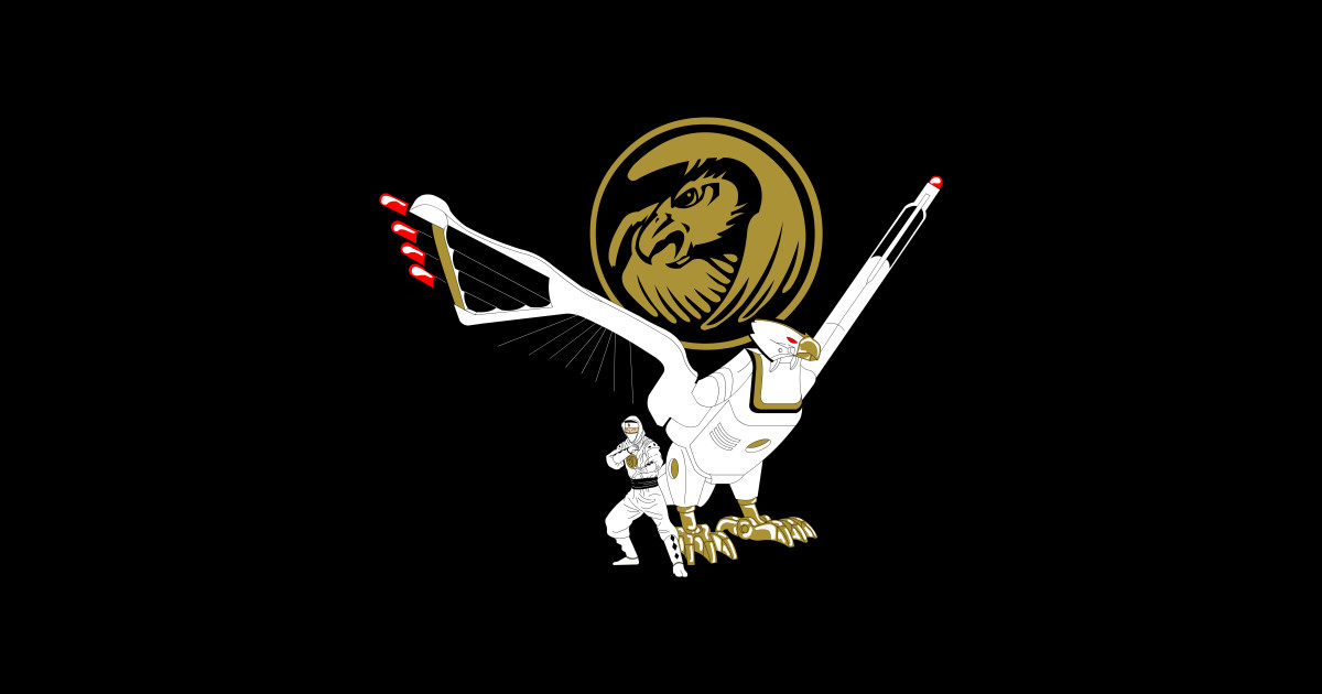 WHITE FALCON RANGER - Power Rangers - Sticker | TeePublic