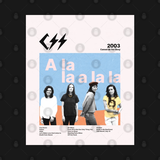CSS - Cansei de ser sexy album - Css Band - T-Shirt | TeePublic