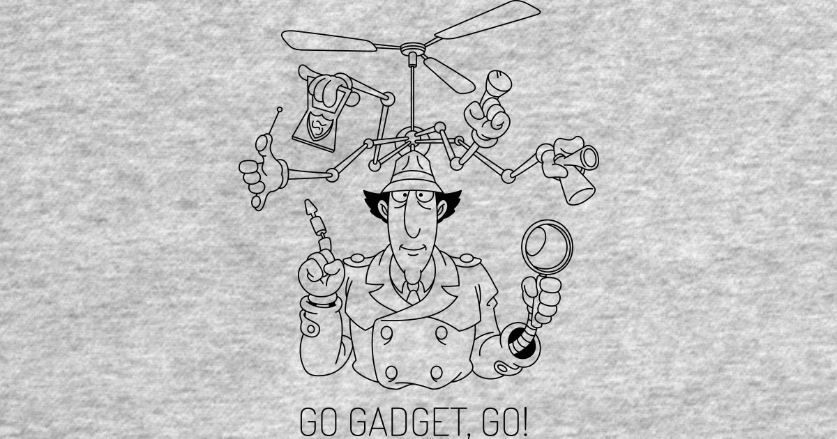 Go Gadget Go! - Inspector Gadget - Long Sleeve T-Shirt | TeePublic