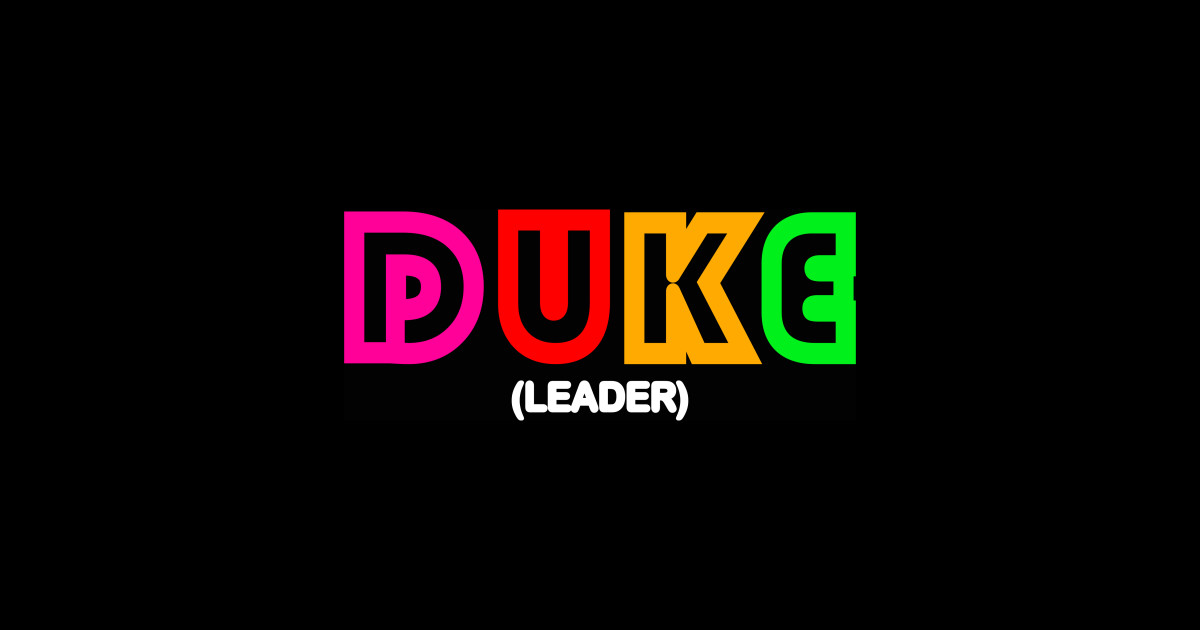 Duke - Leader - Duke - Sticker | TeePublic