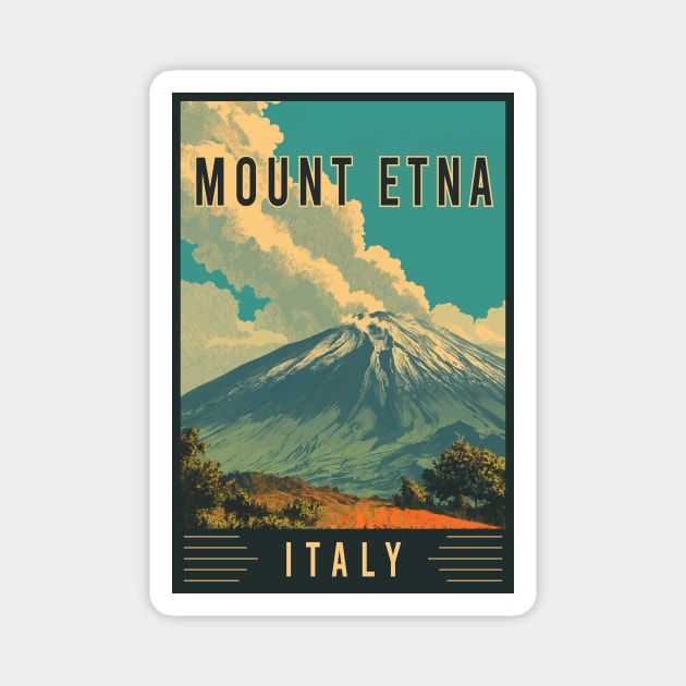 Explore Volcano Adventure and Mount Etna in Italy - Travel Art - Mount ...