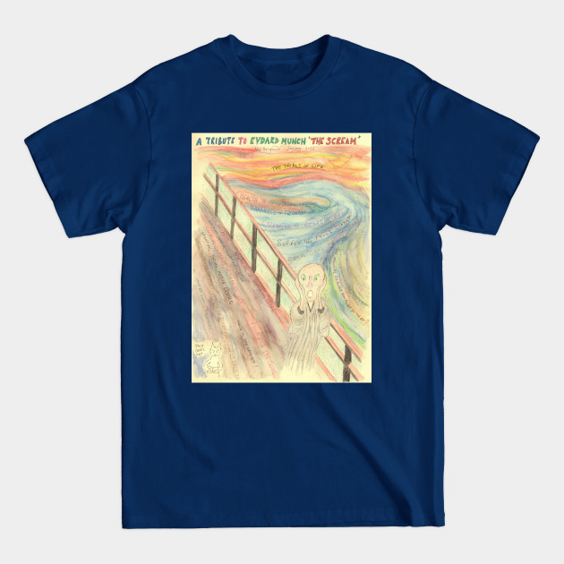 Modern Day Tribute To Edvard Munch - Edvard Munch Scream - T-Shirt