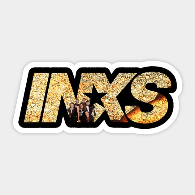 INXS Australian rock - Inxs Band - Sticker | TeePublic