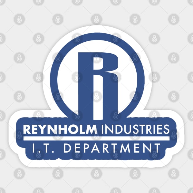 Reynholm Industries IT - The It Crowd - Sticker | TeePublic