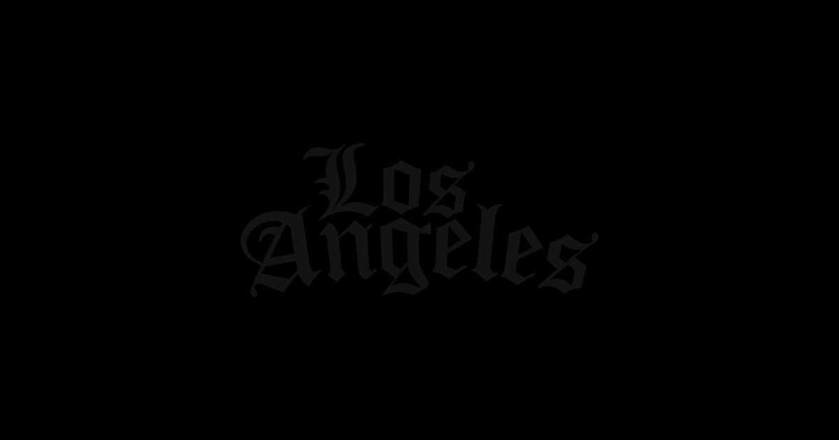 Los Angeles LA City - California Script - Los Angeles - Sticker | TeePublic