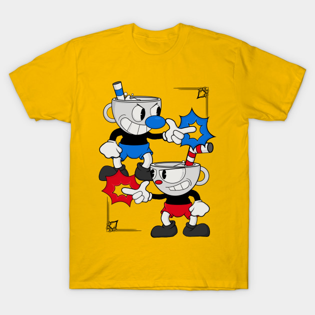 Cuphead Design - Colour - Cuphead - T-Shirt | TeePublic