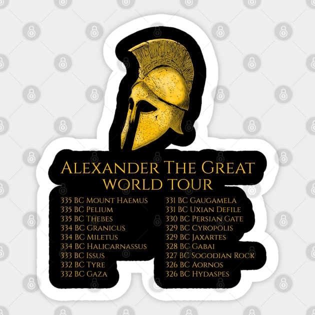Alexander The Great World Tour Classical Greek History - History ...