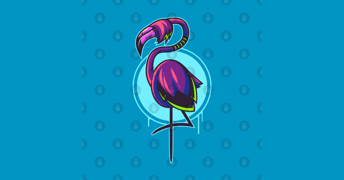 Emo Flamingo - Emo - T-Shirt | TeePublic