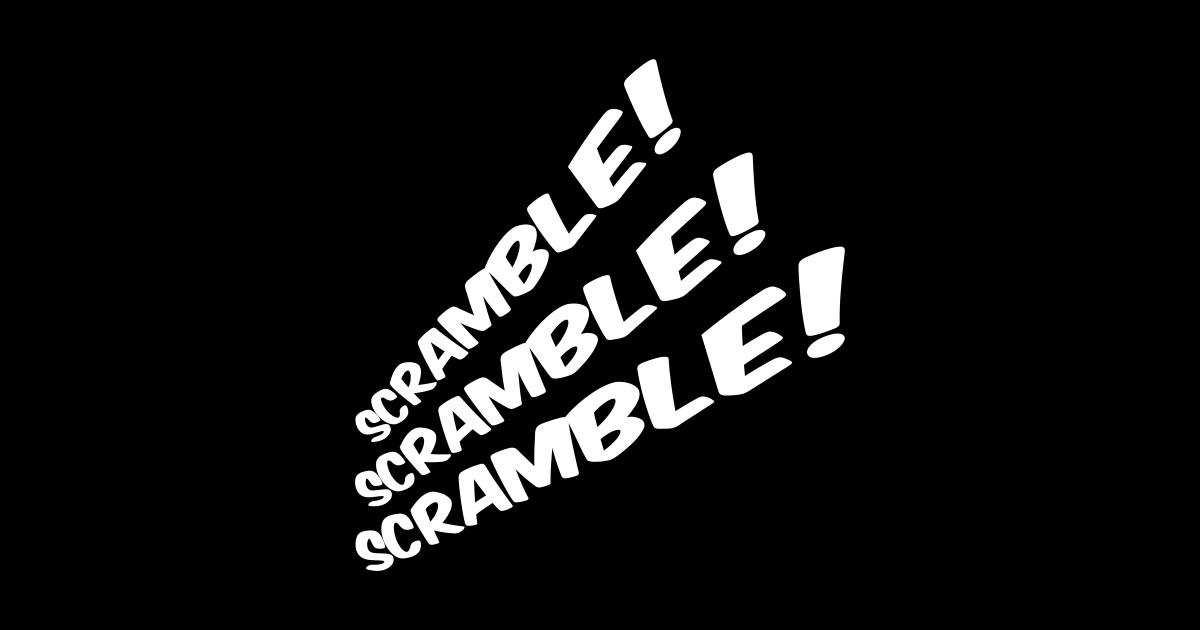scramble! - Scramble - Sticker | TeePublic