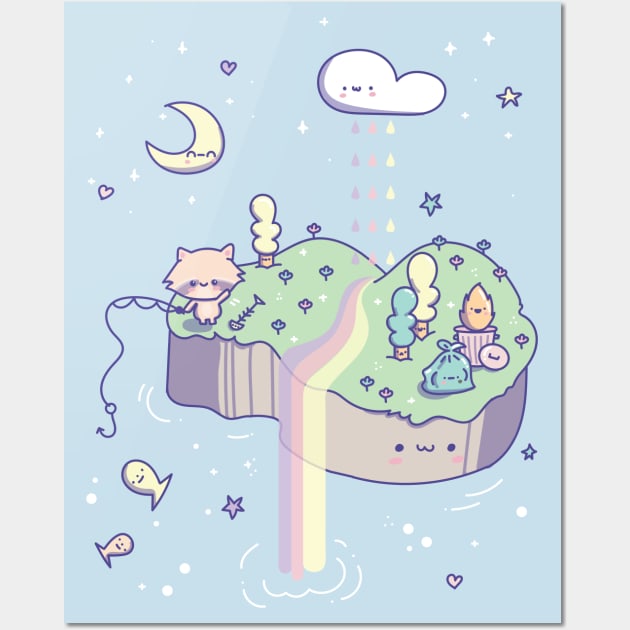 how to draw kawaii island