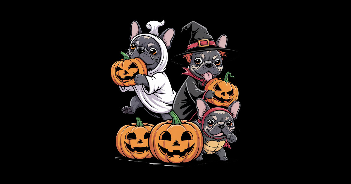 Ghost And Witch French Bulldog - Ghost And Witch French Bulldog ...