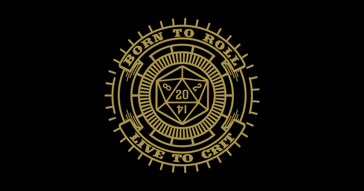 D20 Badge - Gamer - Sticker | TeePublic