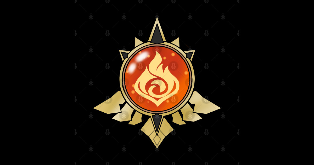 Mondstat Pyro Vision - Genshin Impact - Posters and Art Prints | TeePublic