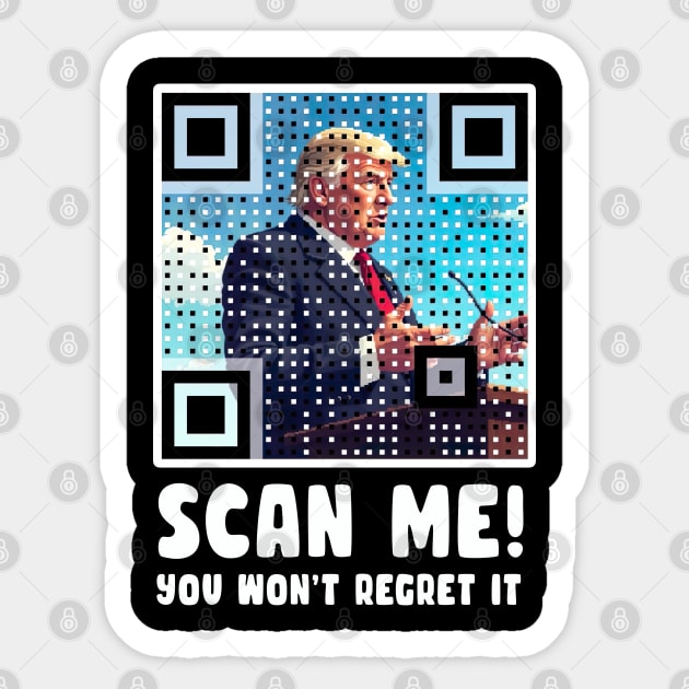 Trump Ymca Qr Code Dance - Trump Ymca Qr Code Dance - Sticker | TeePublic