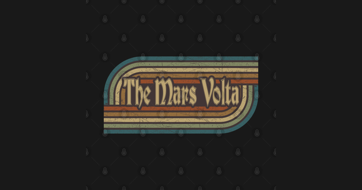 The Mars Volta Vintage Stripes - Musician - T-Shirt | TeePublic