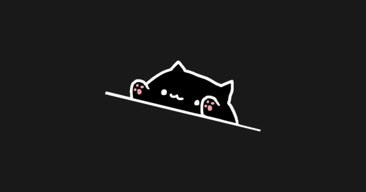 Bongo Cat Black - Bongo Cat - T-Shirt | TeePublic