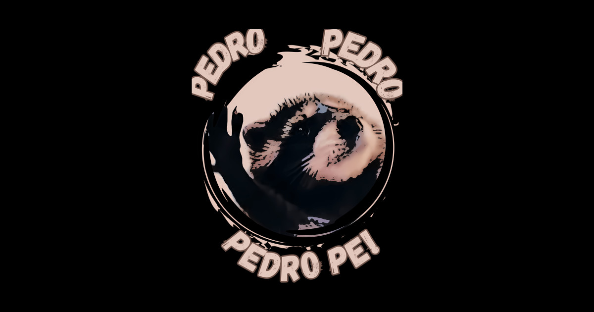 Pedro Dancing Rave Raccoon - Pedro Dancing Rave Raccoon - Sticker ...