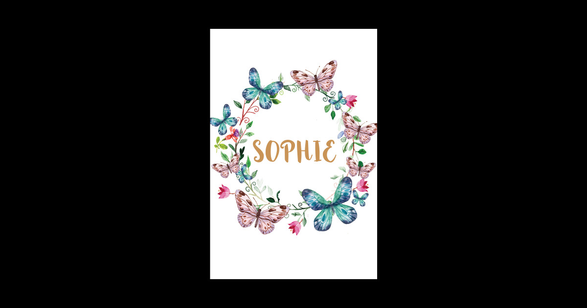 Sophie Name Hand Lettering - Sophie - Sticker | TeePublic