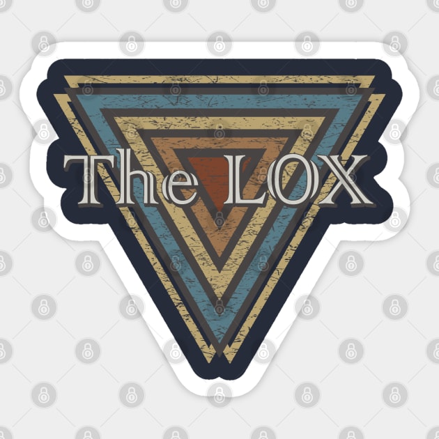 Vintage Triangle The LOX - Hip Hop - Sticker | TeePublic