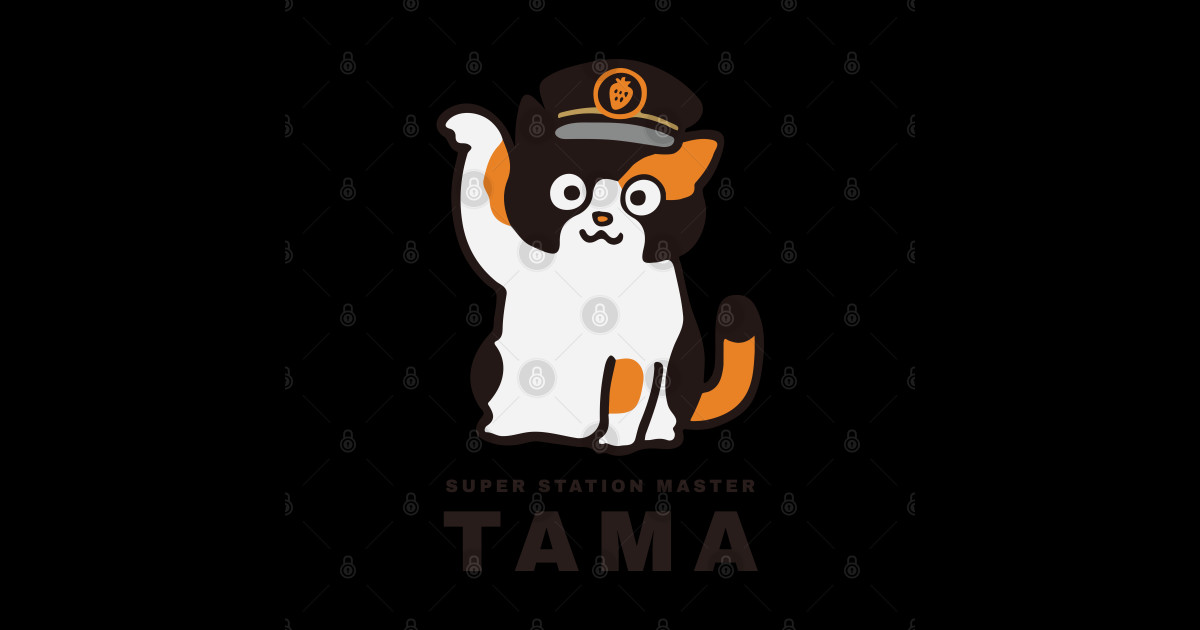 Tama the Super Station Master - Super Station Master Tama - Pin | TeePublic