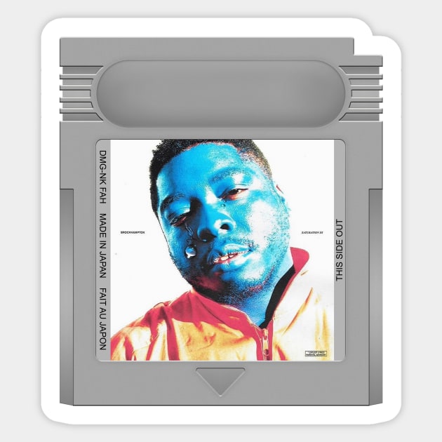 Saturation III Dom Game Cartridge - Music - Sticker | TeePublic
