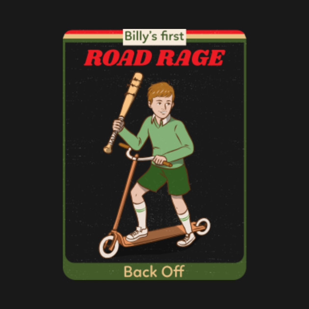 Retro Style Road Rage Funny illustration - Vintage Look - T-Shirt sold ...