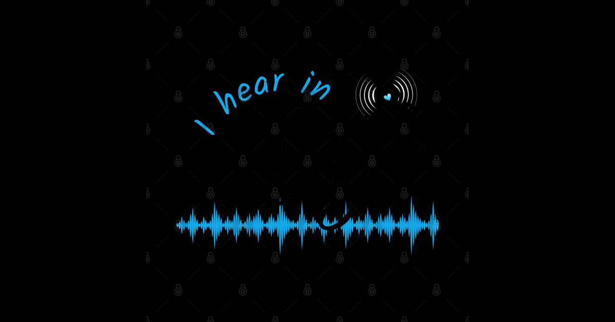 I hear in Digital | Cochlear Implants - Cochlear Implant - Sticker ...