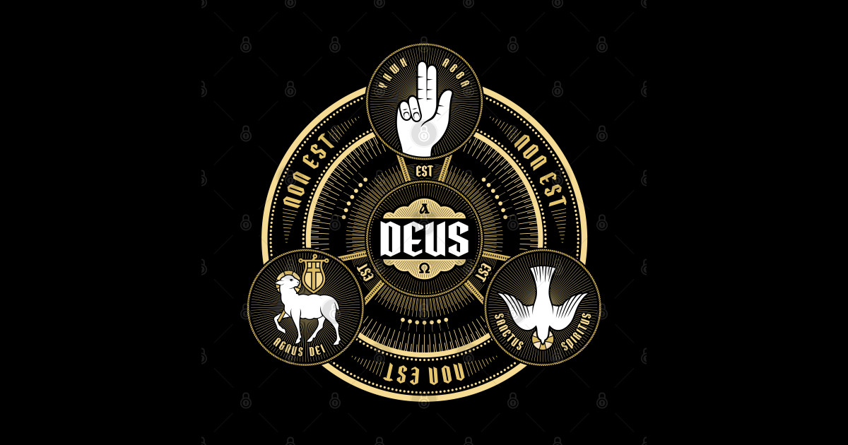 The magnificent seal of the Holy Trinity - Holy Trinity - Sticker ...