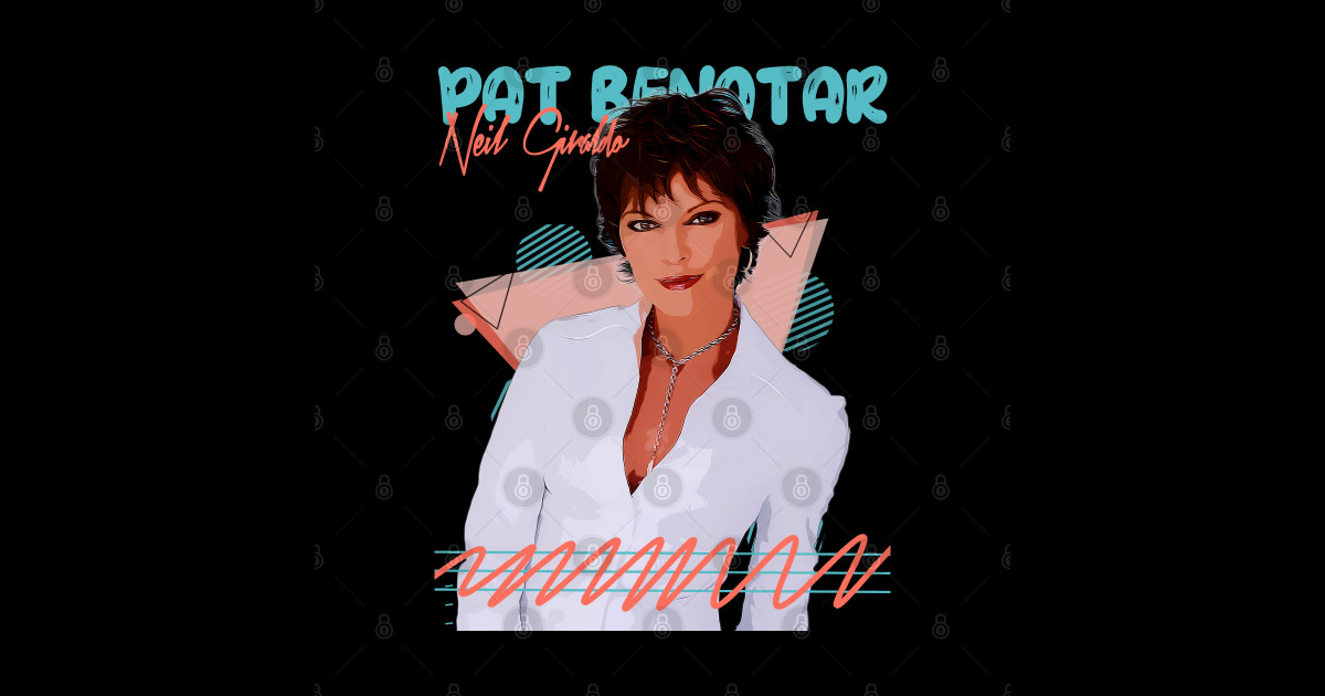 Retro Pat Benatar 80s Fan Art Design - Pat Benatar - Sticker | TeePublic