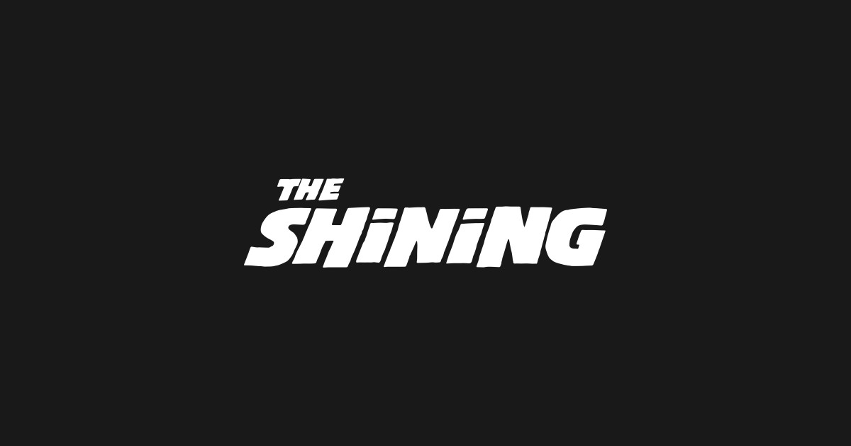 THE SHINING Logo - Horror - T-Shirt | TeePublic