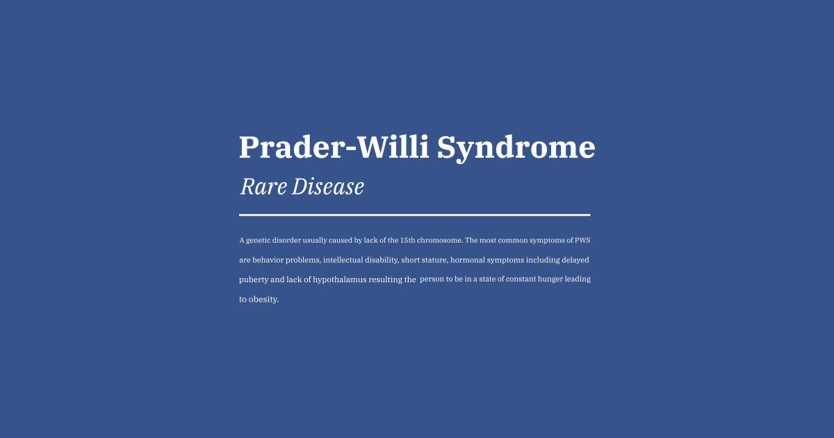 Prader-Willi Syndrome Awareness - Prader Willi Syndrome Awareness - T ...