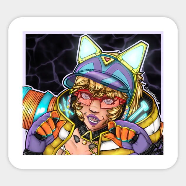 Thunder Kitty Wattson - Wattson - Sticker | TeePublic