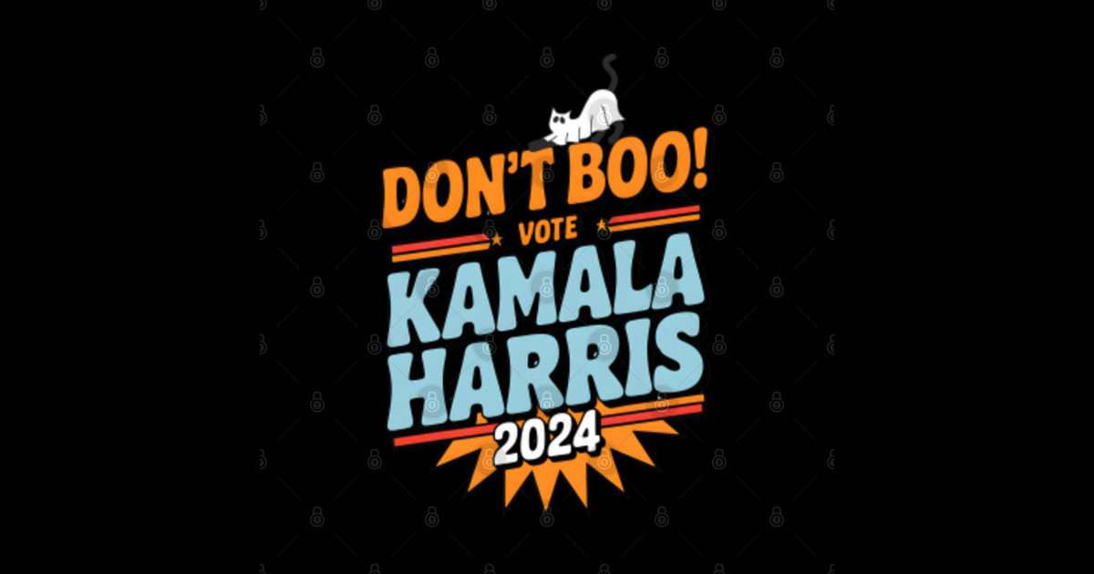 Dont-Boo-Vote-Harris - Dont Boo Vote - Sticker | TeePublic
