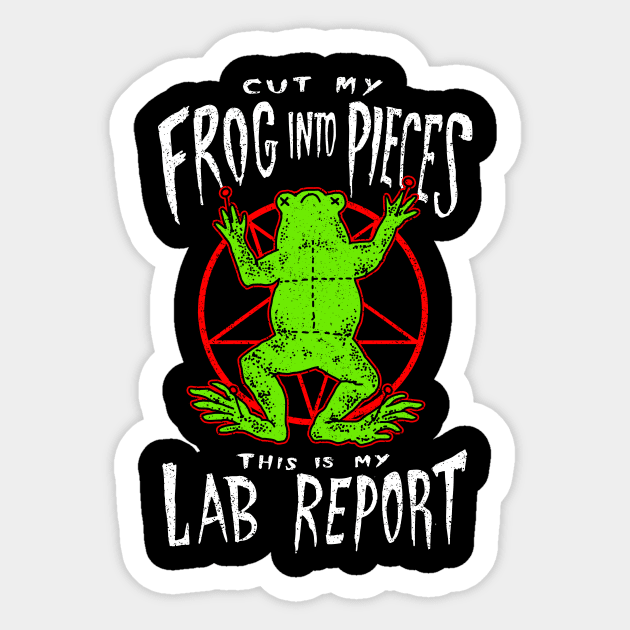 frog dissection lab report
