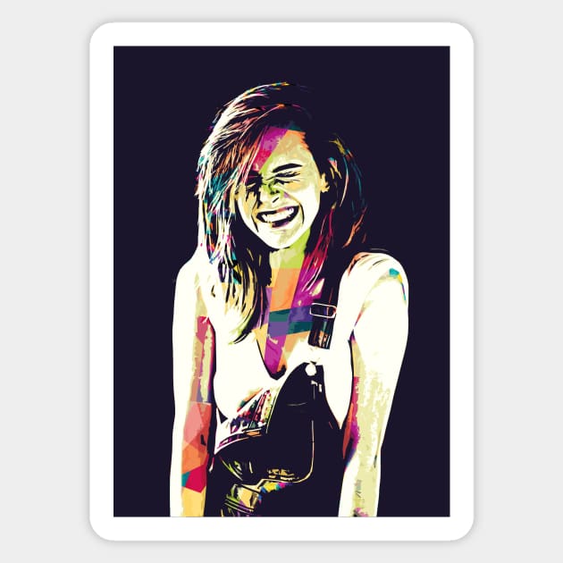 Emma Watson Pop Art - Emma Watson - Sticker | TeePublic