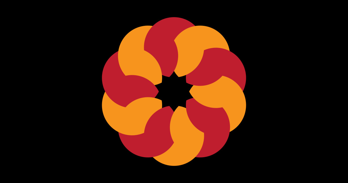 Round Corner Flower - Round Corner Flower - Sticker | TeePublic