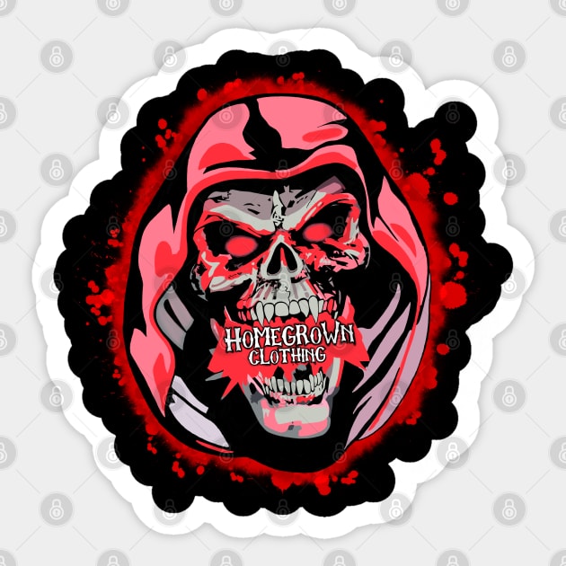 Homegrown Red Reaper Design - Pittsburgh - Sticker | TeePublic