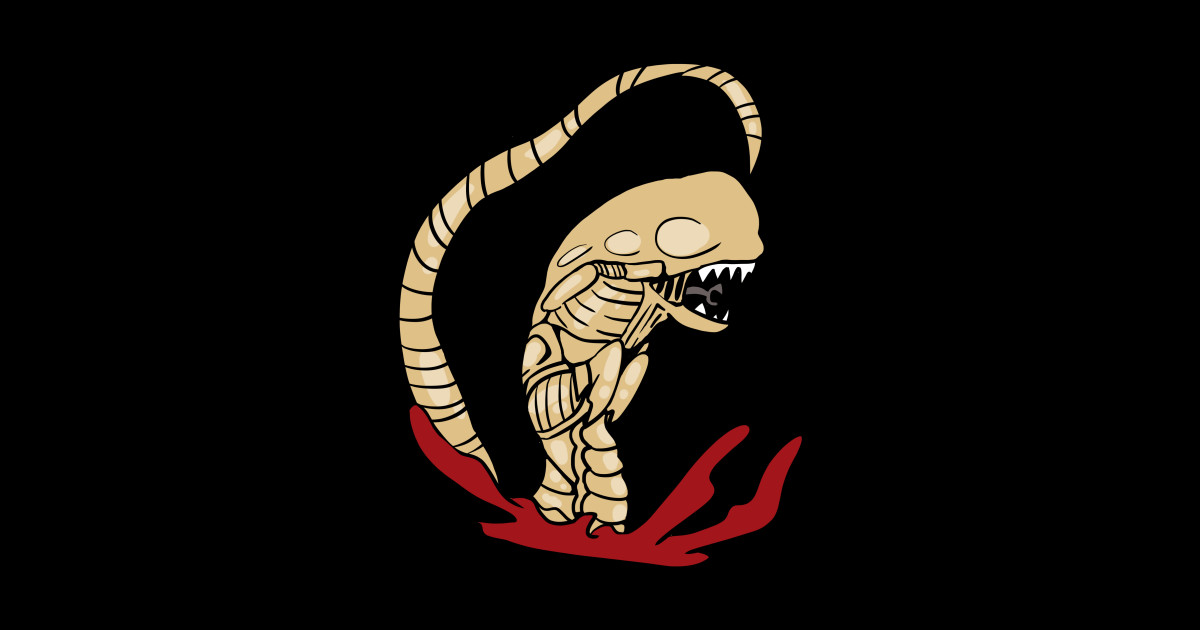 Chest Burster Alien - Chestburster - Sticker | TeePublic