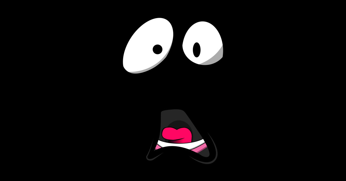 Funny Face Shock - Smiley Face - Sticker | TeePublic