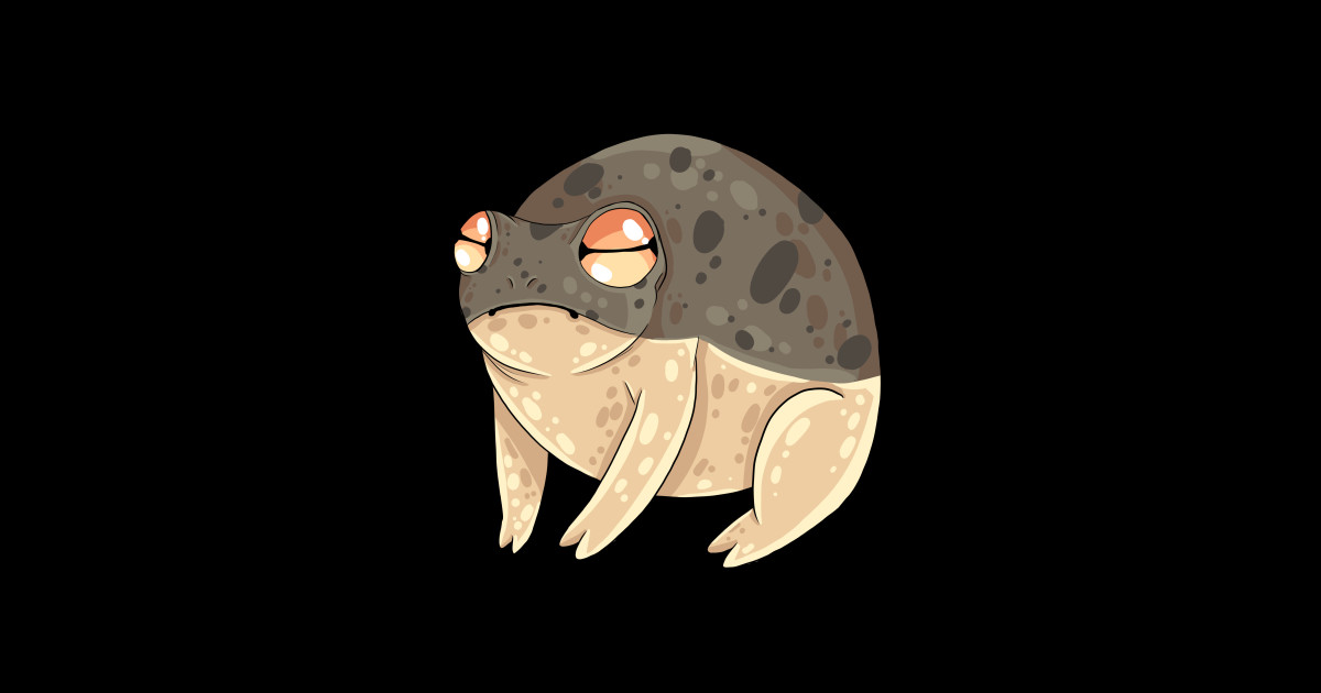 A very angry frog! - Frog - Sticker | TeePublic