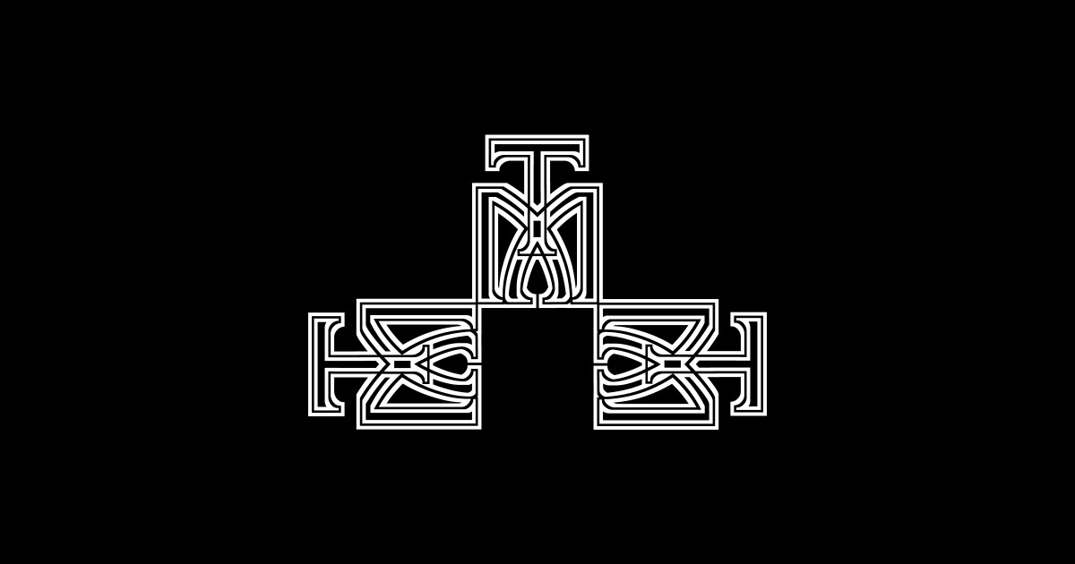 Threefold Maze Logo White - Threefold Maze - Sticker | TeePublic