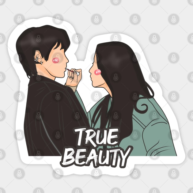 True Beauty Kdrama Fanart - True Beauty - Sticker | TeePublic