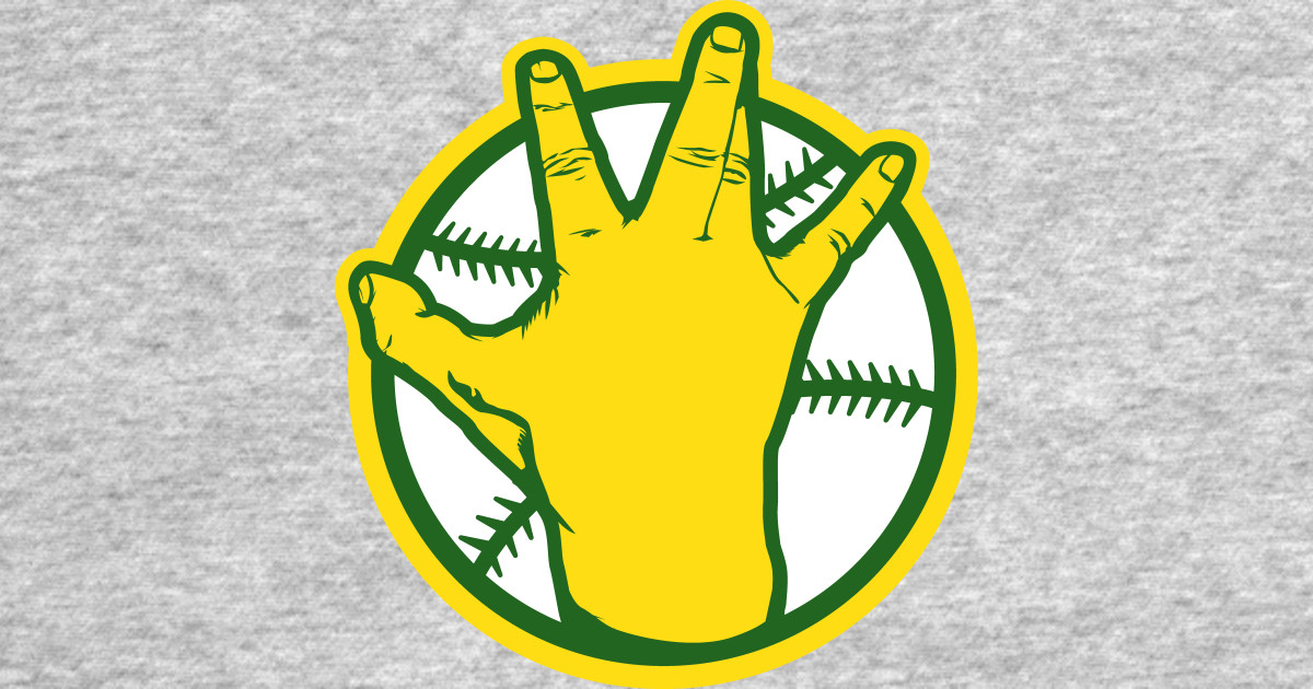 Oakland A's Westside Hand Sign Design - Oakland As - T-Shirt | TeePublic