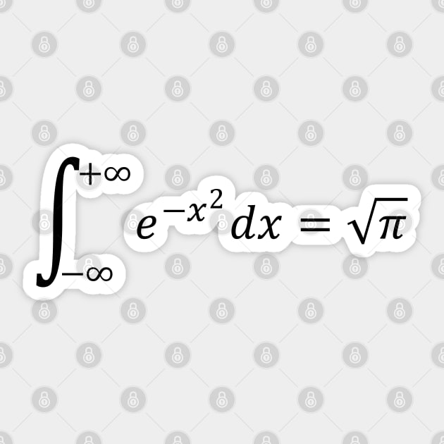 Math Equations: Gaussian Integral - Math And Calculus Basics - Gaussian ...