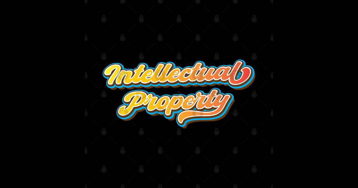 Intellectual property - Intellectual Property - Sticker | TeePublic