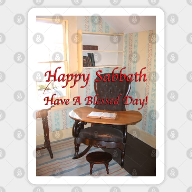 Happy Sabbath Have A Blessed Day - Sabbath - Sticker | TeePublic