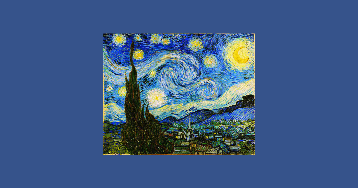 Van Gogh Starry Night - Starry Night - T-Shirt | TeePublic